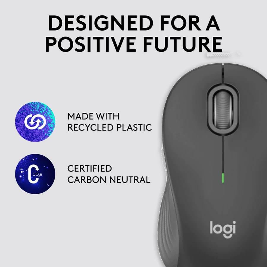 Chuột không dây Bluetooth Logitech M550 Signature - SmartWheel, giảm ồn, 4000DPI, Đa thiết bị ...