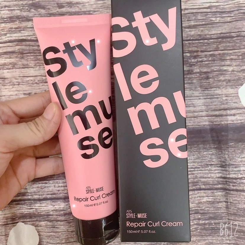 (Mẫu mới nhất) Kem tạo kiểu dành cho tóc xoăn ATS Stylemuse Repair Curl Cream 150ml | Shopee ...