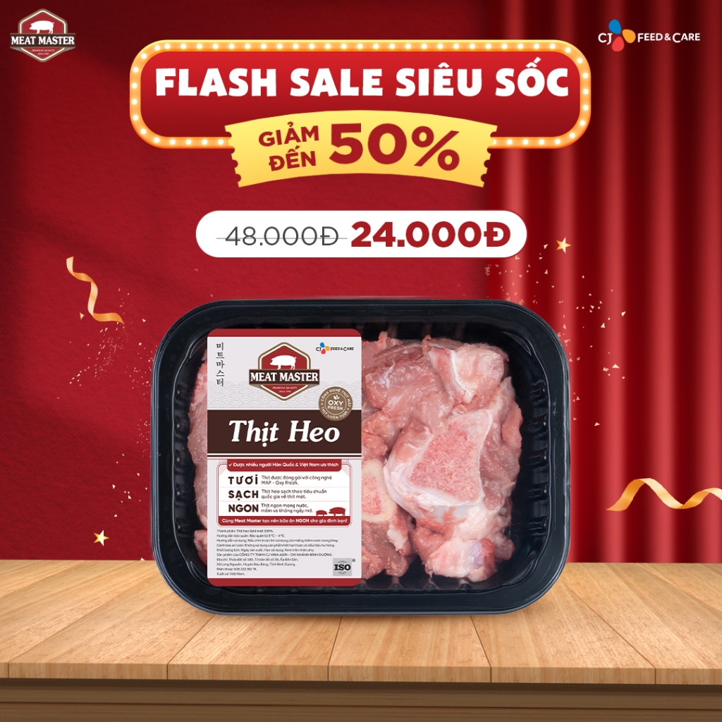 Flash Sale Siêu Sốc - Xương đuôi heo Meat Master (400g/khay) | Shopee Việt Nam