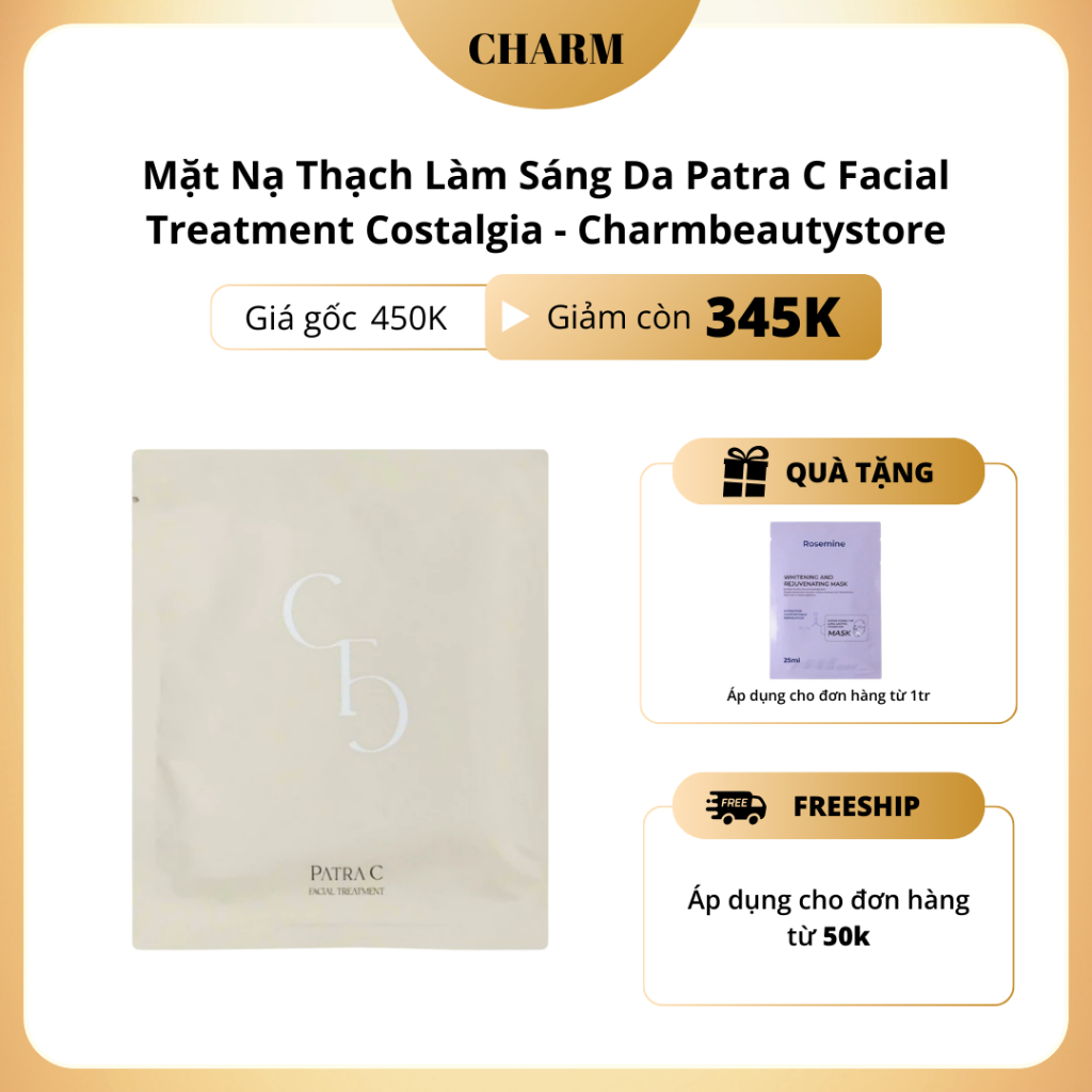 Mặt Nạ Thạch Làm Sáng Da Patra C Facial Treatment Costalgia ...