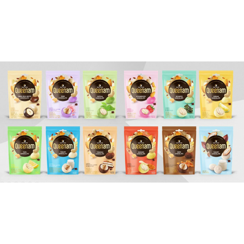 socola phủ hạt queenam chocolate hiệu fancy foods | Shopee Việt Nam