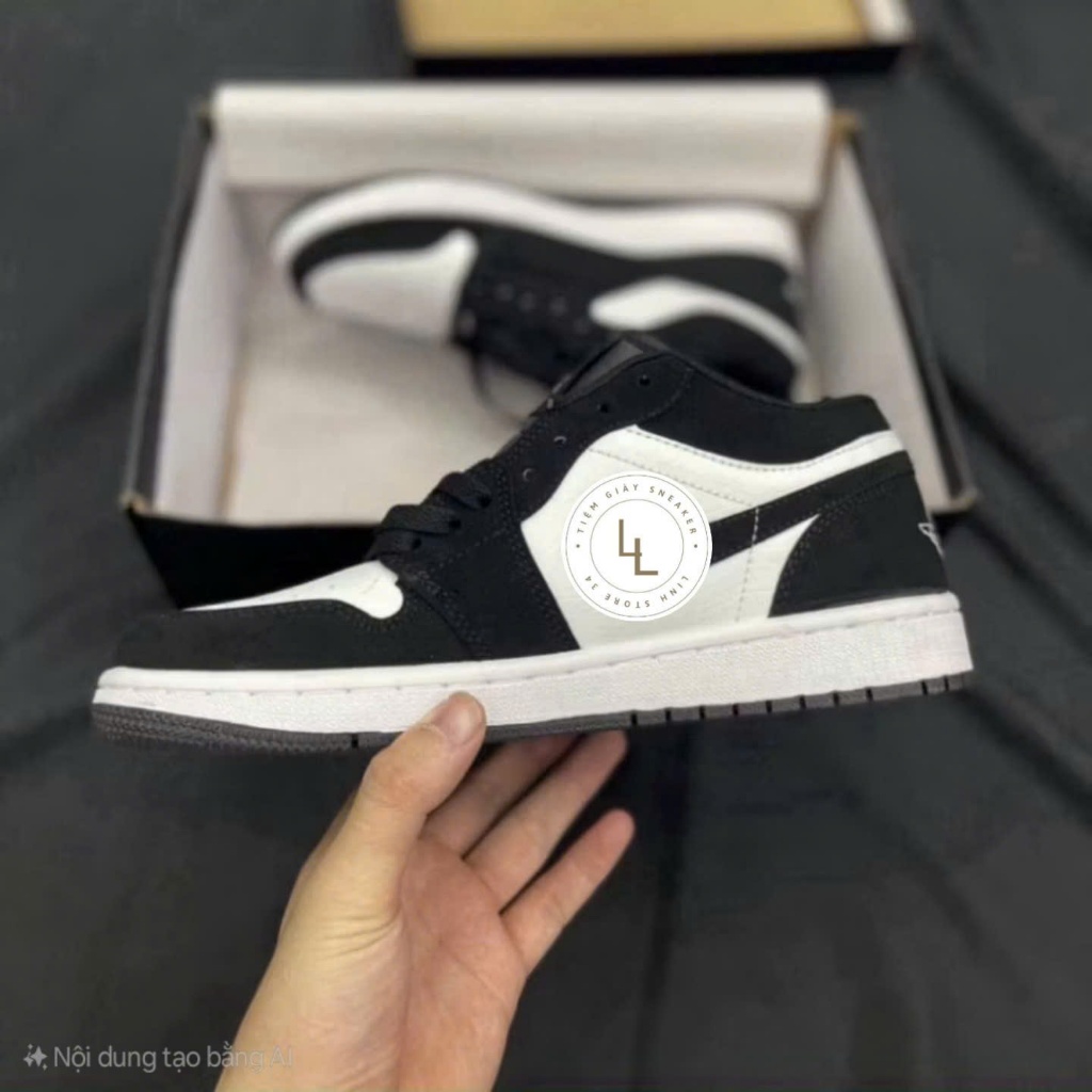 Giày thể thao JD1 đen trắng , Giày JD1 cao cấp Hottrend( Kèm Ảnh Thật ...
