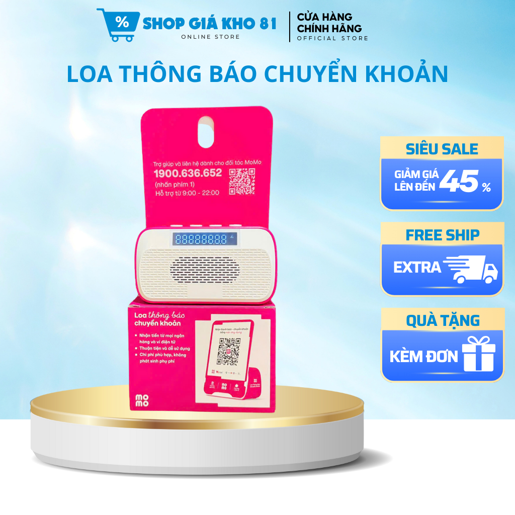 [XẢ KHO] Loa Đọc Thông Báo Giao Dịch, Loa Momo, Loa Chuyển Tiền Bản ...
