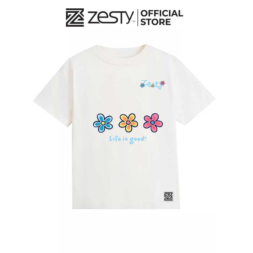 Áo thun Cao Cấp BabyTee nữ Tay ngắn cổ tròn Brand ZESTY 100% cotton ...