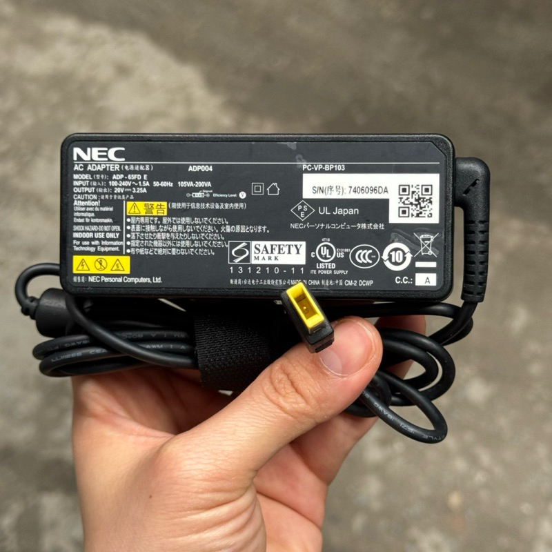 Sạc laptop Nec Model PA-1650-37N 20V-3.25A | Shopee Việt Nam