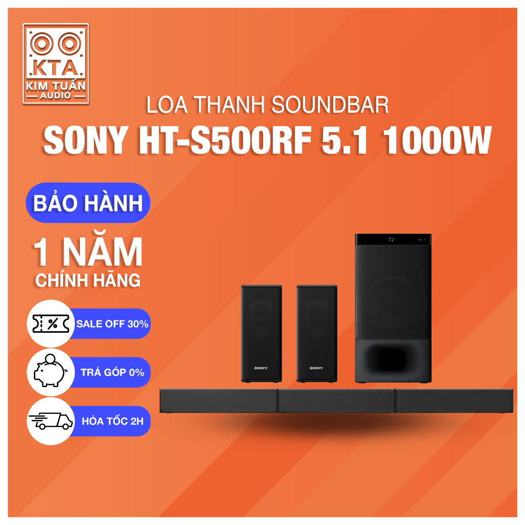 SONY S500RF - Dàn âm thanh Soundbar Sony 5.1 HT-S500RF 1000W Hàng Chính ...