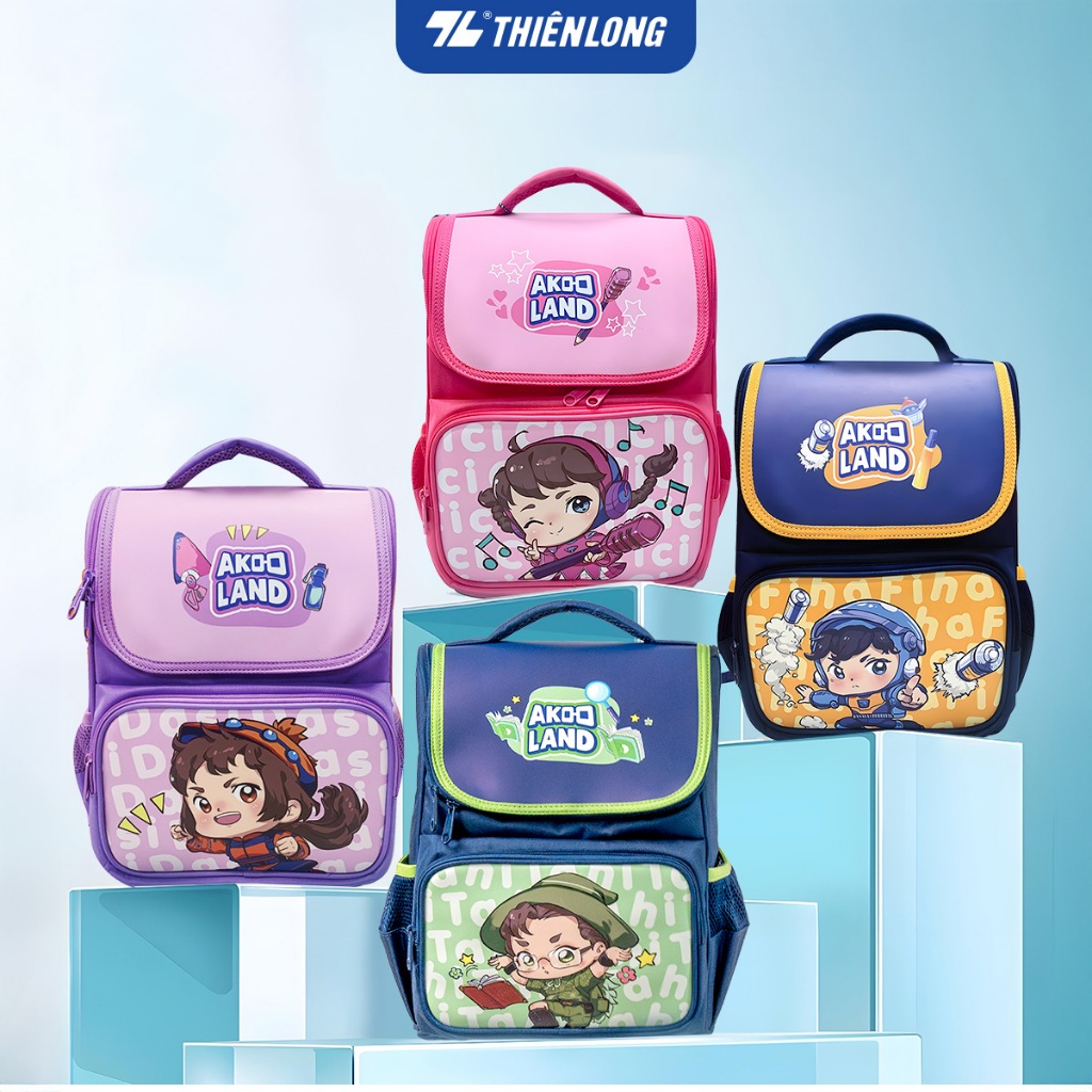 Cặp chống gù AkooLand Thiên Long - Đệm mút dày dặn hơn | Shopee Việt Nam