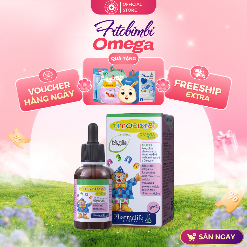 FITOBIMBI Omega Junior - Phát Triển Trí Não,Tăng Cường Miễn Dịch,Tốt ...