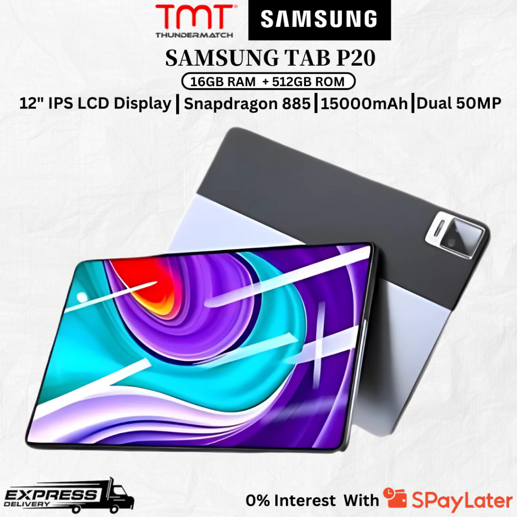 MẪU MỚI Máy tính bảng 5G Samsung Galaxy P20 Máy tính bảng 12 inch 16GB + 512GB Máy tính bảng học ...