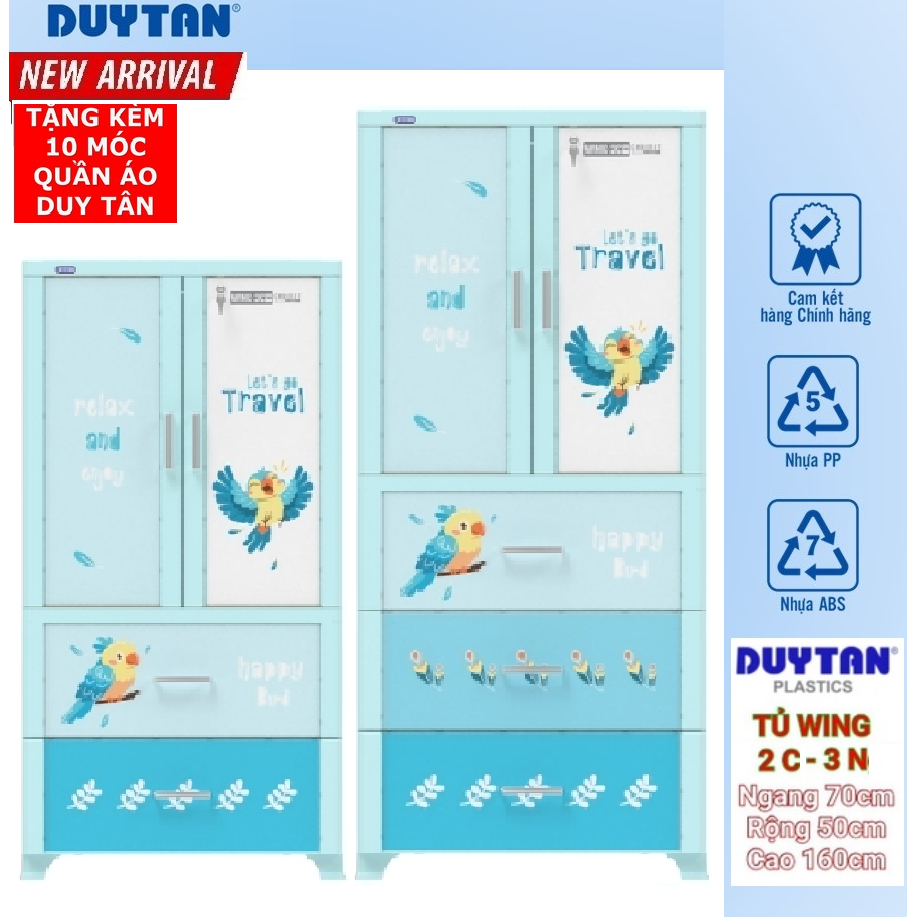 [GIAO TOÀN QUỐC] TỦ NHỰA TREO DUY TÂN Wing 2C-3N & 2C-2N MẪU MỚI2025 ...