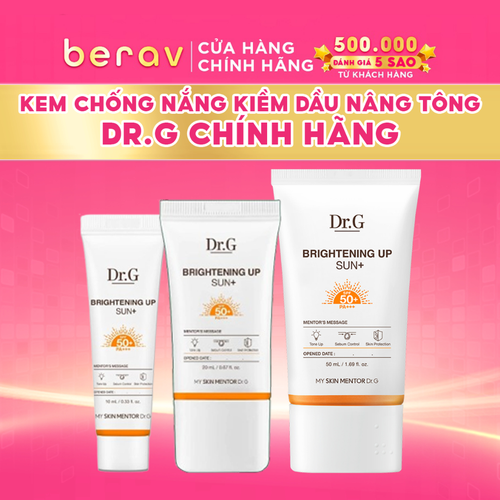 Kem chống nắng Dr.G Brightening Up Sun SPF 50PA+++ 50ml | Shopee Việt Nam