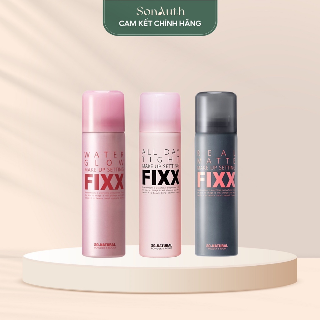 Xịt giữ makeup So Natural Setting Fixx | Shopee Việt Nam