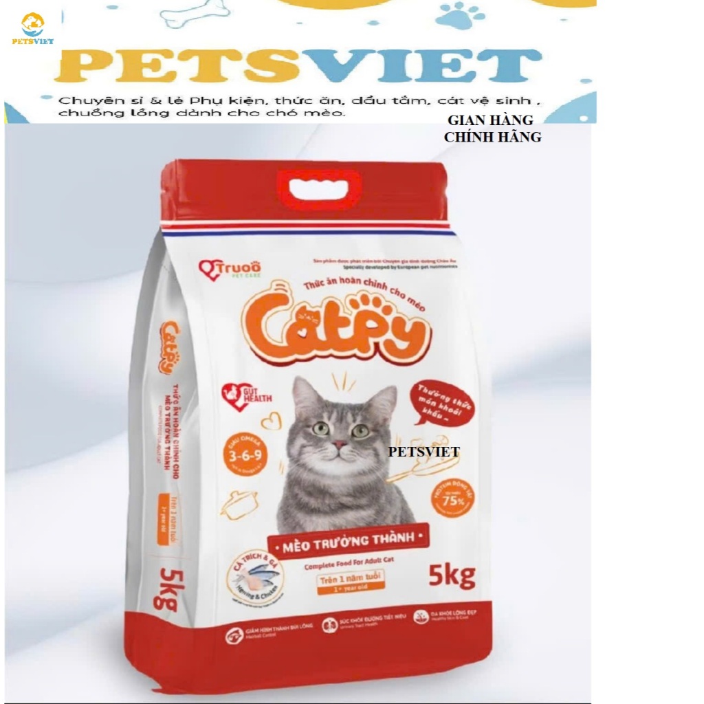 Catpy -thức ăn cho mèo-Thức Ăn Hạt Cao Cấp, Đạm Cao Cho Mèo Con /mèo ...
