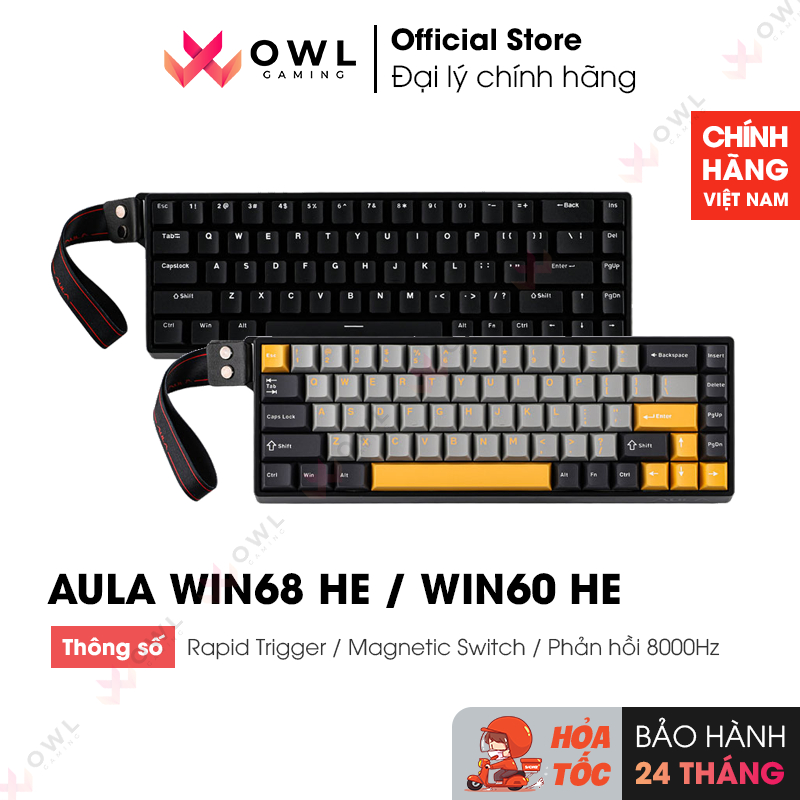 Bàn phím Rapid Trigger AULA WIN68 HE / WIN60 HE (Hàng chính hãng ...