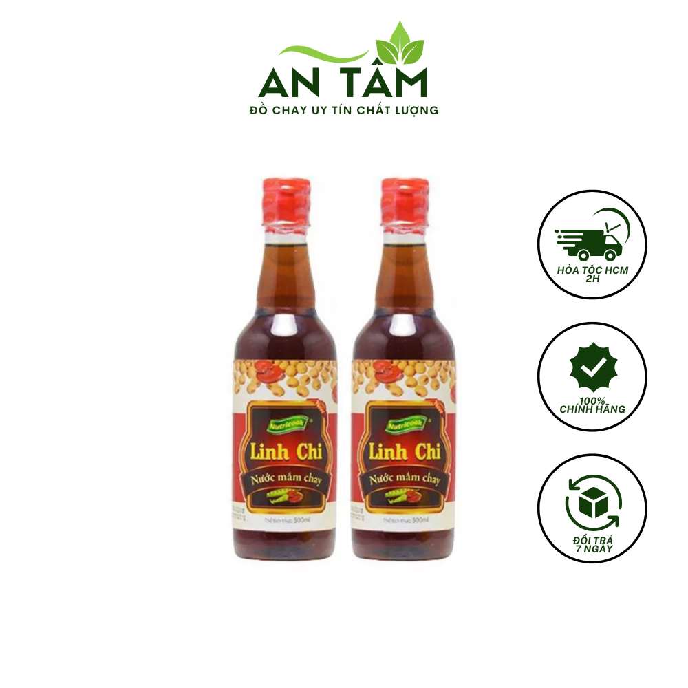 Nước mắm chay Linh Chi chai 500ml, 1Lit, nước mắm chay Nutricook ...