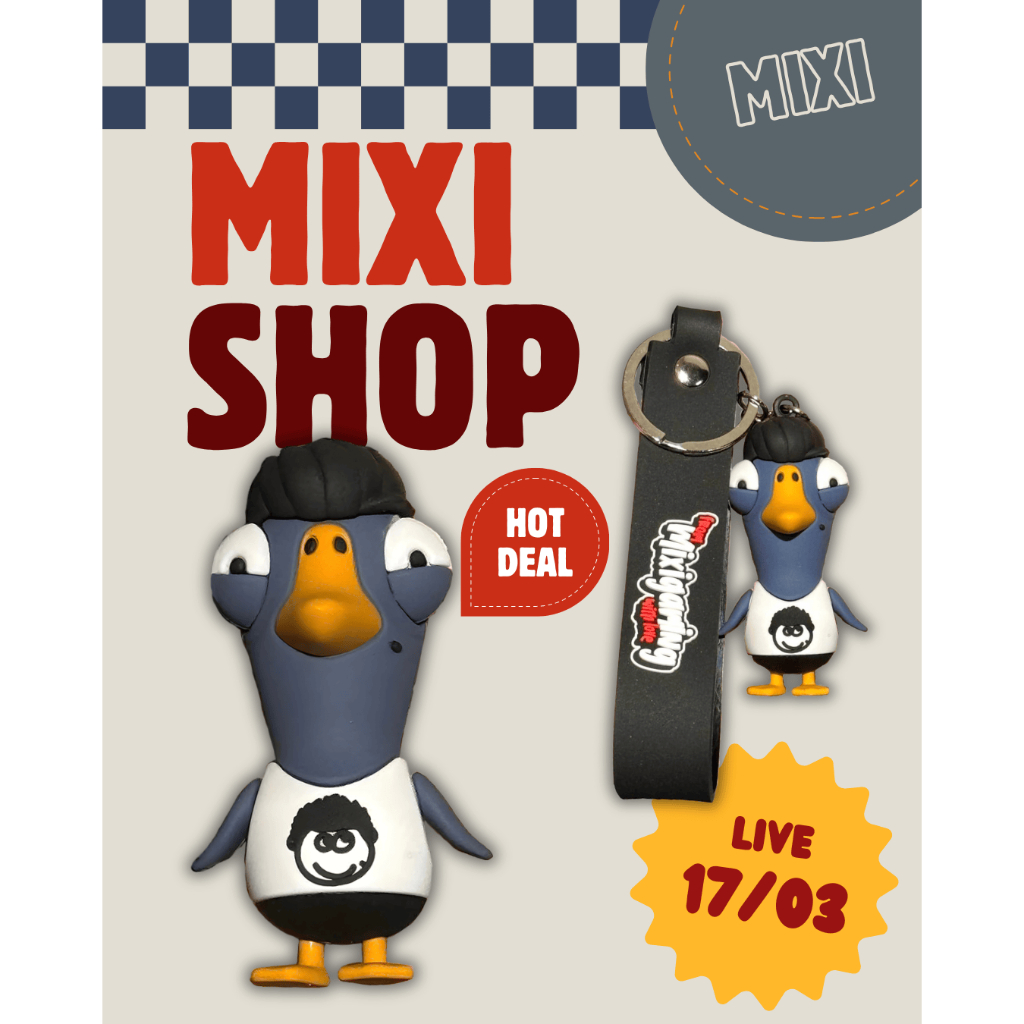 [Chính Hãng] Móc khóa vịt nhựa mô hình 3D Tộc Trưởng Mixigaming Goose ...