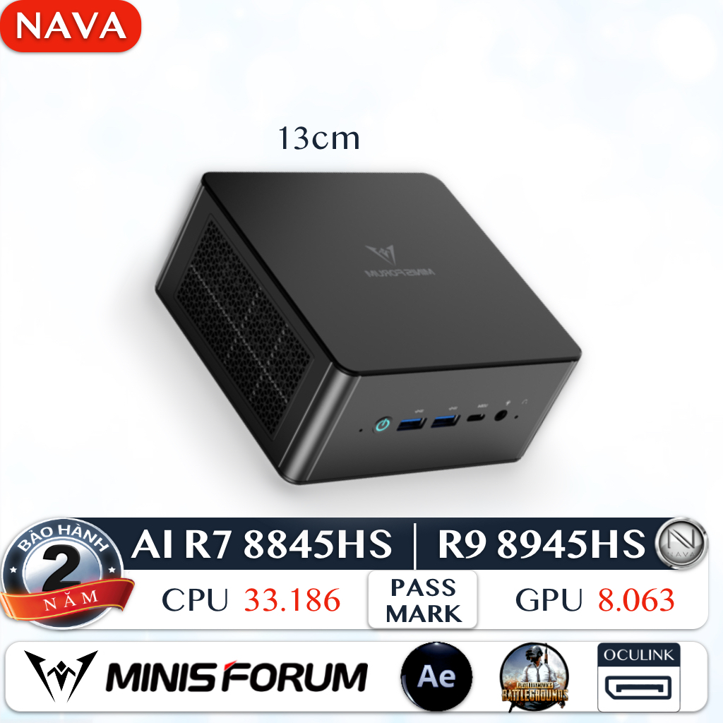 Mini PC Minisforum UM890/UM880 PRO - AI AMD R9 8945HS/R7 8845HS - Máy ...