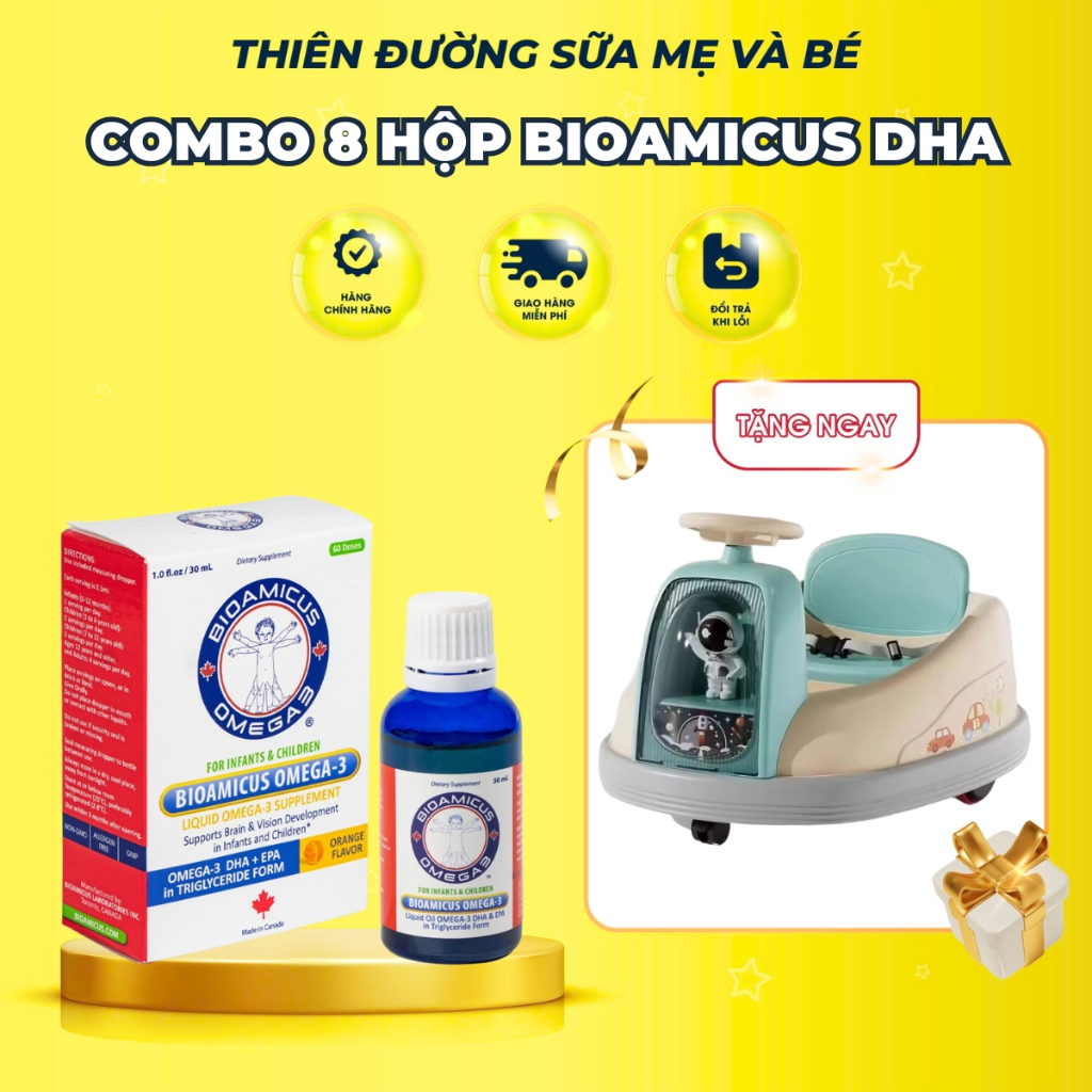 Combo 8 hộp BioAmicus DHA 30mL | Shopee Việt Nam