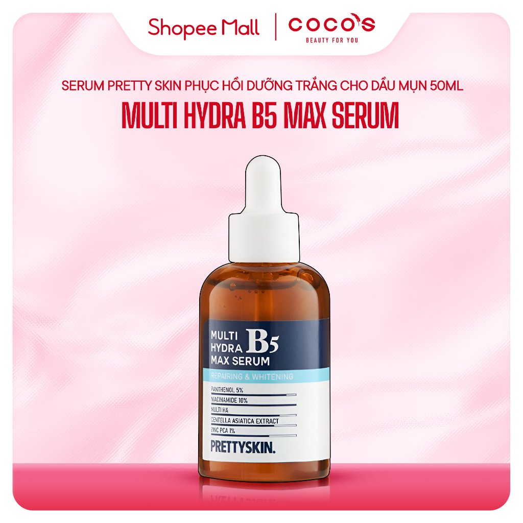 Serum Multi Hydra B5 Max Serum Cho Da Dầu Mụn Pretty Skin 50ml | Shopee ...