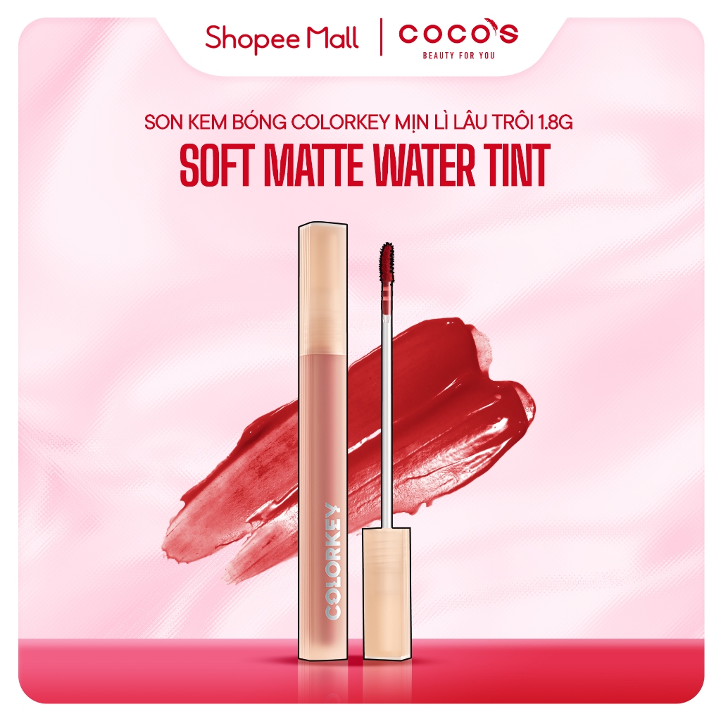 Son Bóng Colorkey Soft Matte Water Tint, Son Bóng, Son Kem Son Kem Lì ...