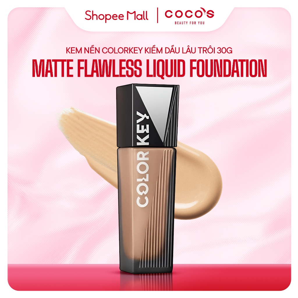 Kem Nền Colorkey Matte Flawless Liquid Foundation, Kem Nền Dạng Lỏng ...