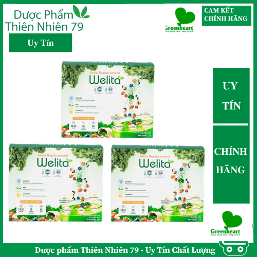 COMBO 3 HỘP Welita - Bữa ăn Thuần Chay giúp giảm mỡ máu gan nhiễm mỡ ...