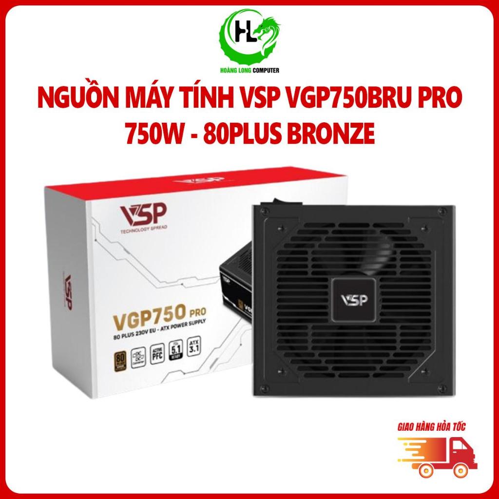 Nguồn máy tính VSP VGP750BRU PRO 750W, 80Plus BRONZE, ATX, PCIe 5.1 Bảo Hành 36 Tháng | Shopee ...