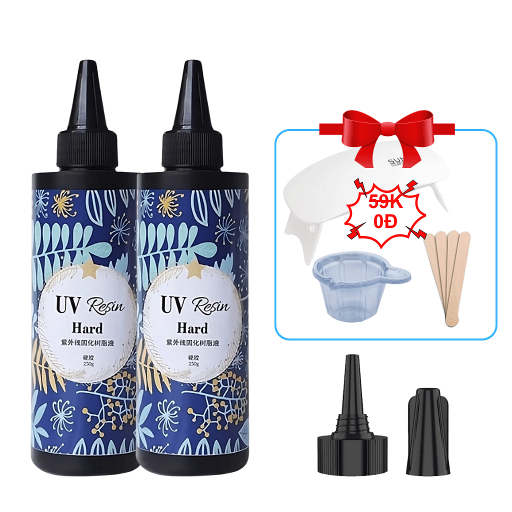 Keo Resin UV, Keo UV Nhanh Khô Trong Suốt Như Pha Lê - 250g | Shopee Việt Nam