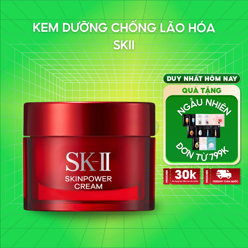 Kem Chống Lão Hóa SKll nobox- SKINPOWER CREAM 15gr Kem dưỡng da chống ...