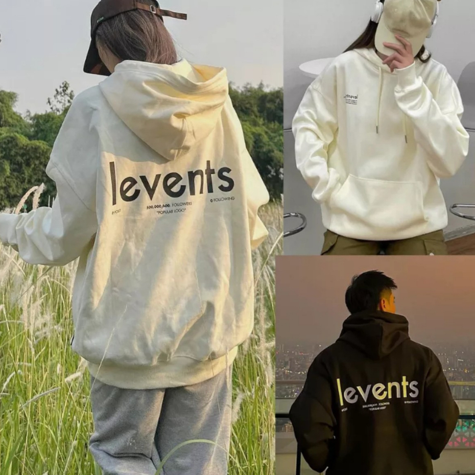 Áo Hoodie Levent Chất Liệu Nỉ Bông Form Rộng Phong Cách Basic Cực Đẹp ...