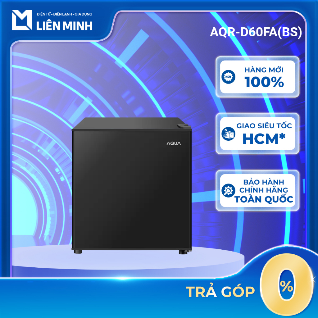 [Hỏa Tốc HCM] - Tủ Lạnh Mini 1 Cửa AQUA AQR-D59FA(BS) / AQR-D60FA(BS ...
