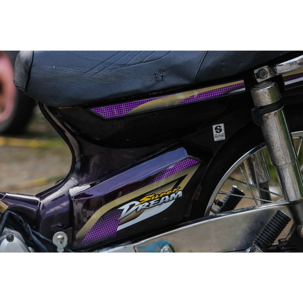 tem dream super drem tím vàng đồng mẫu cover , tem 3 lớp bền màu ...