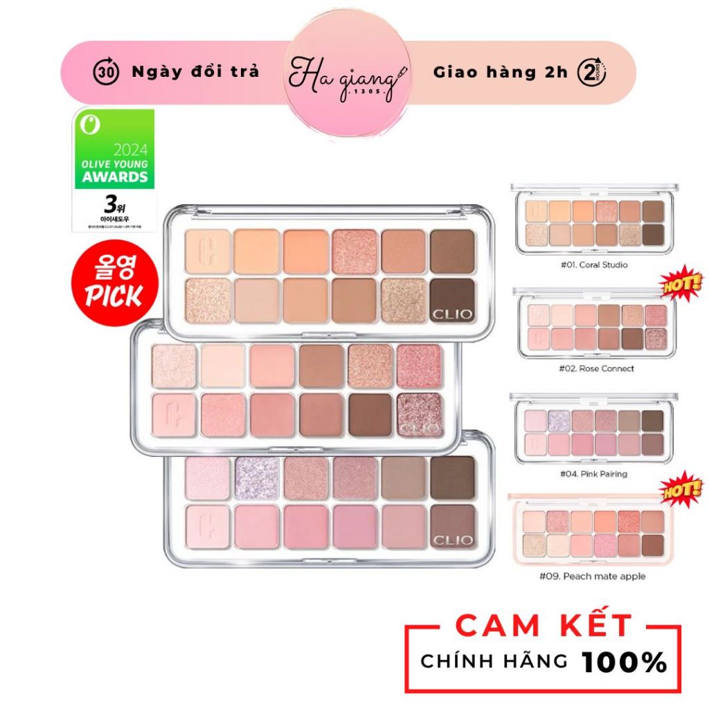 Bảng Phấn Mắt Clio Pro Eye Palette Air/Every Fruit Grocery Collection ...