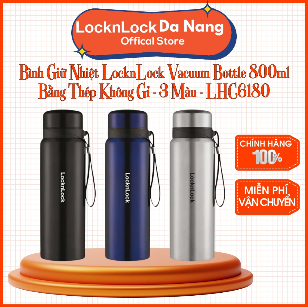 Bình giữ nhiệt LocknLock 800ml LHC6180 - Hàng chính hãng, có khay lưới ...