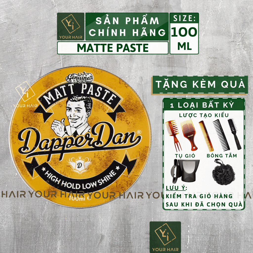 Sáp vuốt tóc Dapper Dan Matt Paste - 100ml | Shopee Việt Nam