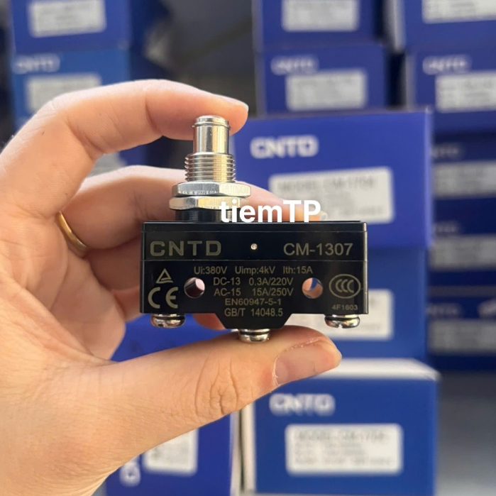 (CNTD) Công tắc hành trình CM-1307 giới hạn đứng đầu tròn không bánh xe | Shopee Việt Nam
