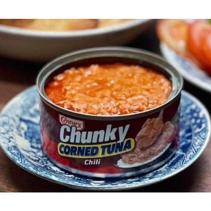 CENTURY + hộp Chunky ĐỎ + CÁ NGỪ KHÚC SỐT GIA VỊ CAY / PHILIPPINES ...