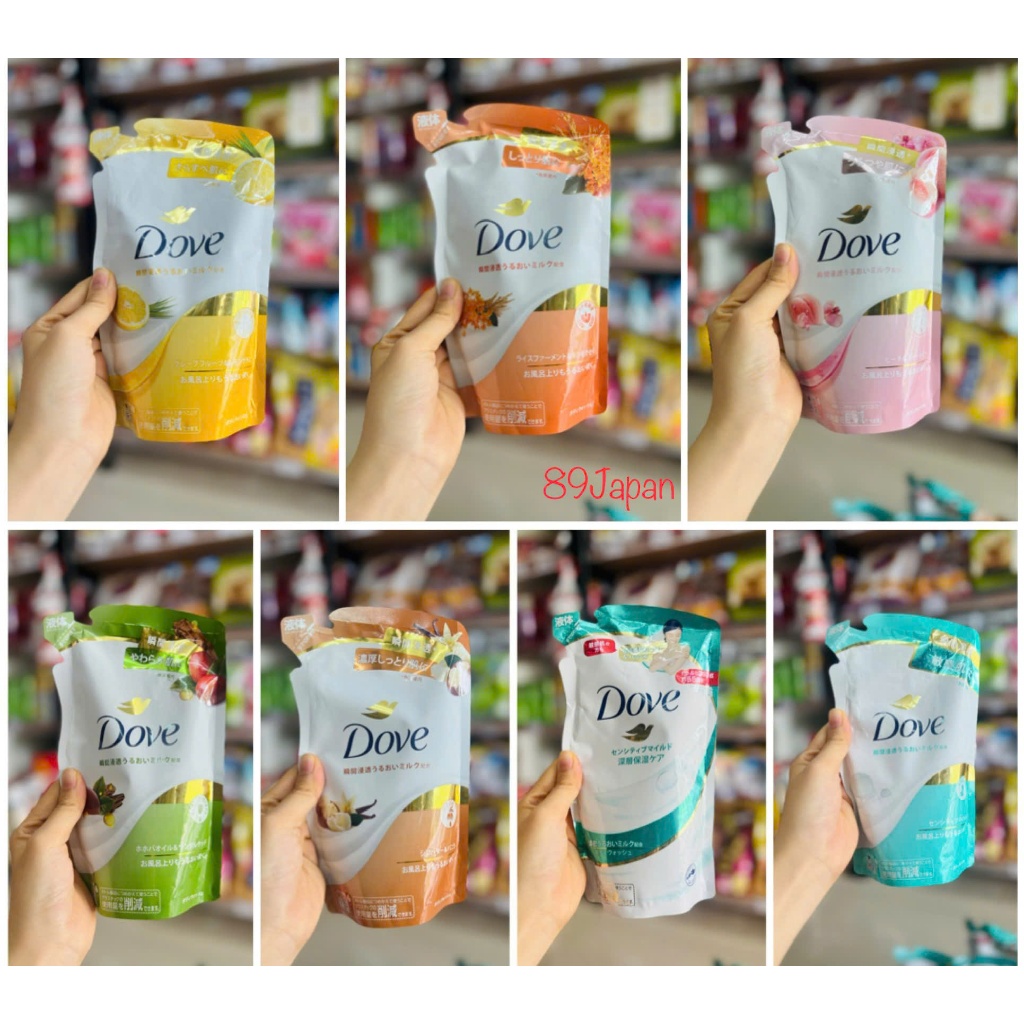 Sữa tắm DOVE nội địa Nhật túi refill 360g và 330g | Shopee Việt Nam