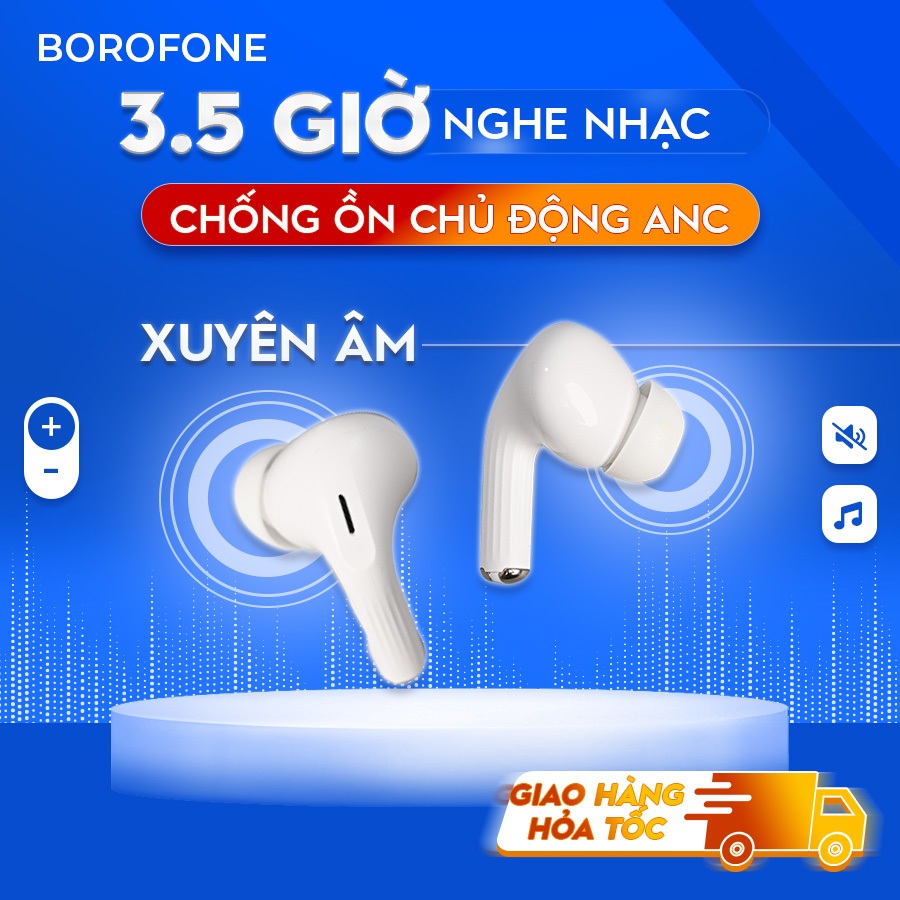 Tai nghe bluetooth không dây Hoco EW51, chống ồn ANC, đổi tên, đàm ...