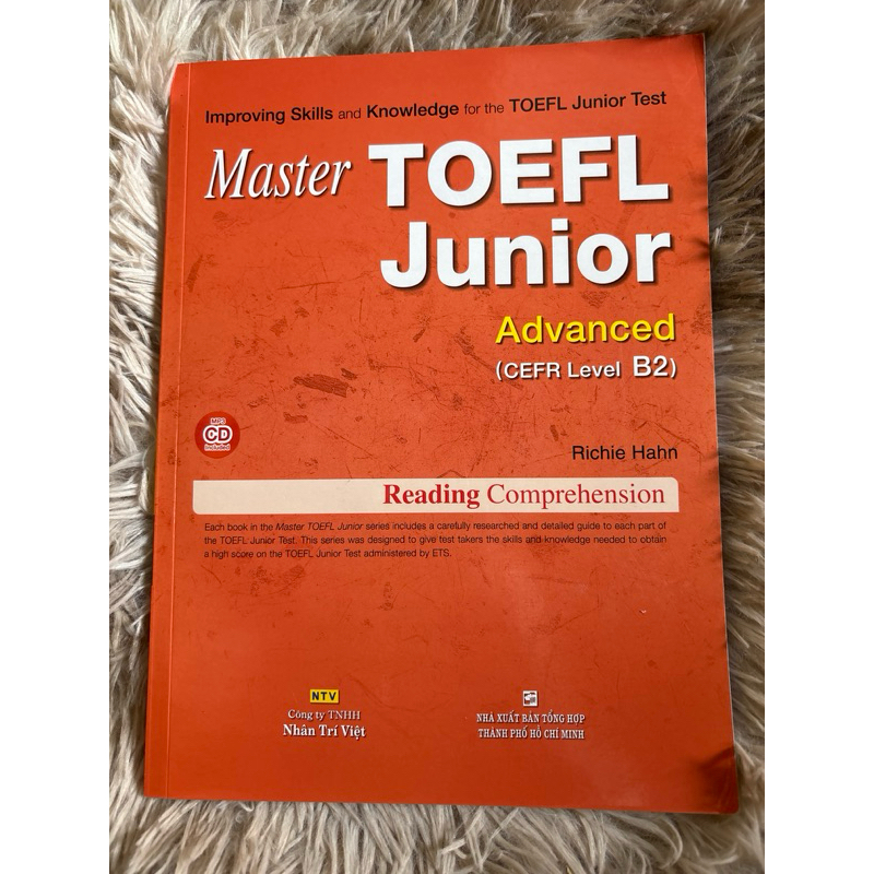Sách Master Toefl Junior Intermediate Rc (Cefr Level B2) | Shopee Việt Nam