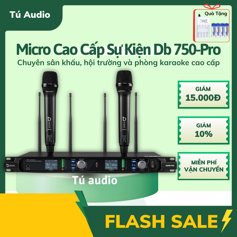 Micro dB acoustic DB 750 Pro hàng nhập khẩu chính hãng - chuyên dùng ...