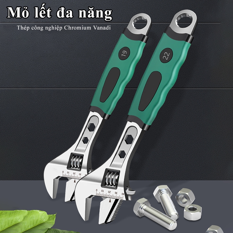Mỏ lết OSIDEN cờ lê đa năng nhiều kích thước điều chỉnh miệng rộng thép ...