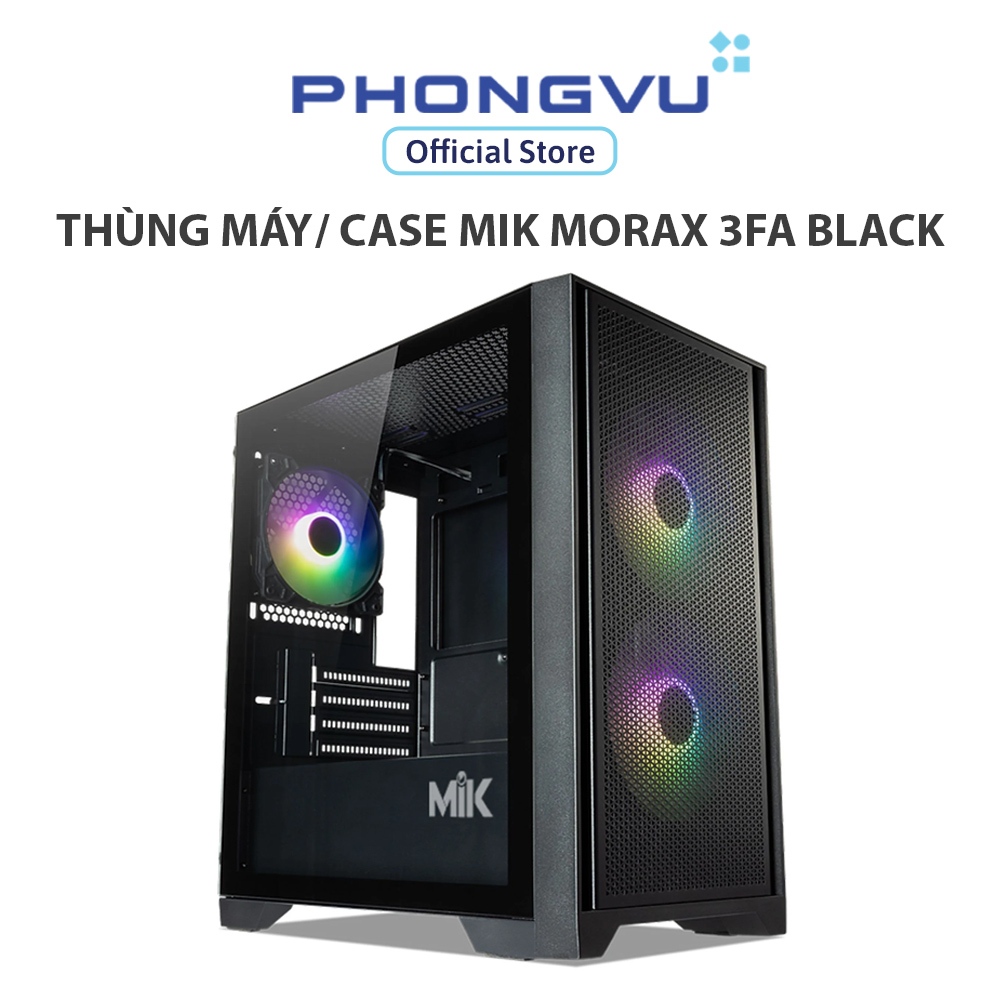 Thùng máy/ Case MIK MORAX 3FA BLACK - Bảo hành 25 tháng | Shopee Việt Nam