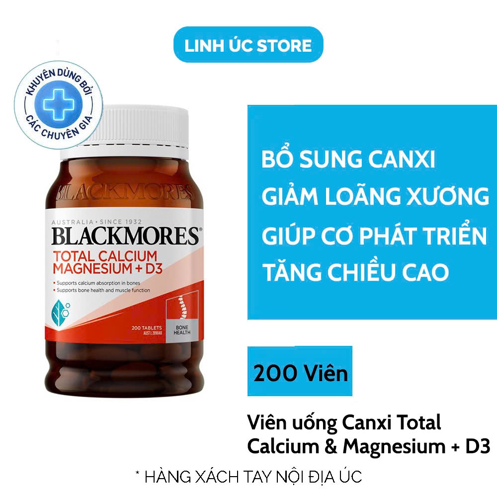 [TEM CHEMIST] Viên uống bổ sung Canxi Total Calcium & Magnesium + D3 ...