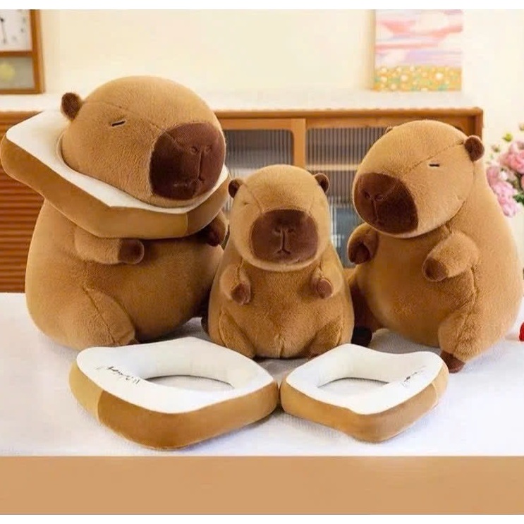 Gấu Bông Chuột Capybara Hamburger - Capybara Sandwich. Quà Tặng Đồ Chơi ...