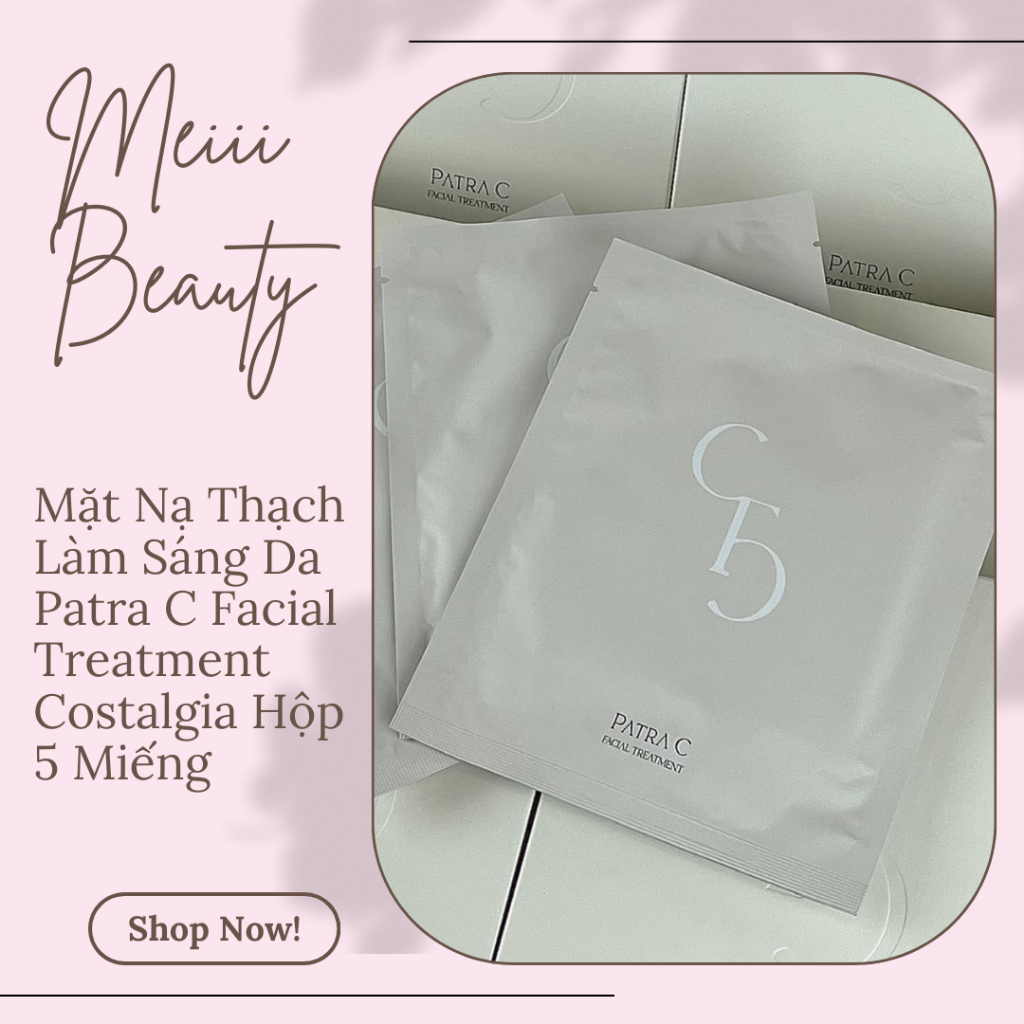 Mặt Nạ Thạch Làm Sáng Da Patra C Facial Treatment Costalgia Hộp 5 Miếng ...