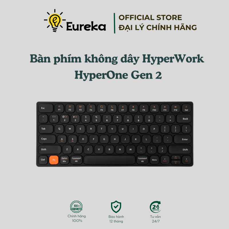 Bàn phím không dây HyperWork HyperOne Gen 2 - Hàng chính hãng - Bảo ...