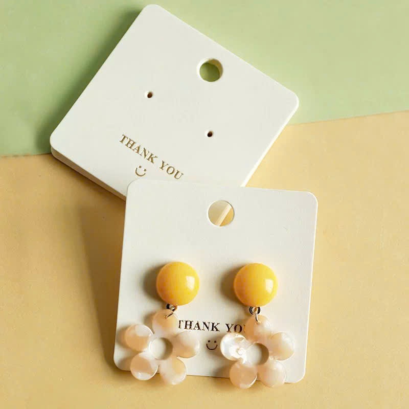 100 chiếc tag bìa treo khuyên, thẻ treo bông tai, Earring hang tags ...