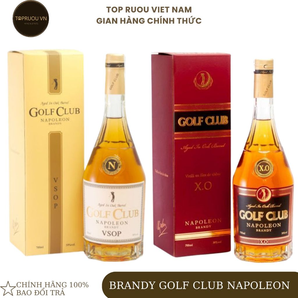 [Top Rượu VN] Brandy XO Golf Club VSOP - XO 700ml [Chính Hãng] | Shopee ...