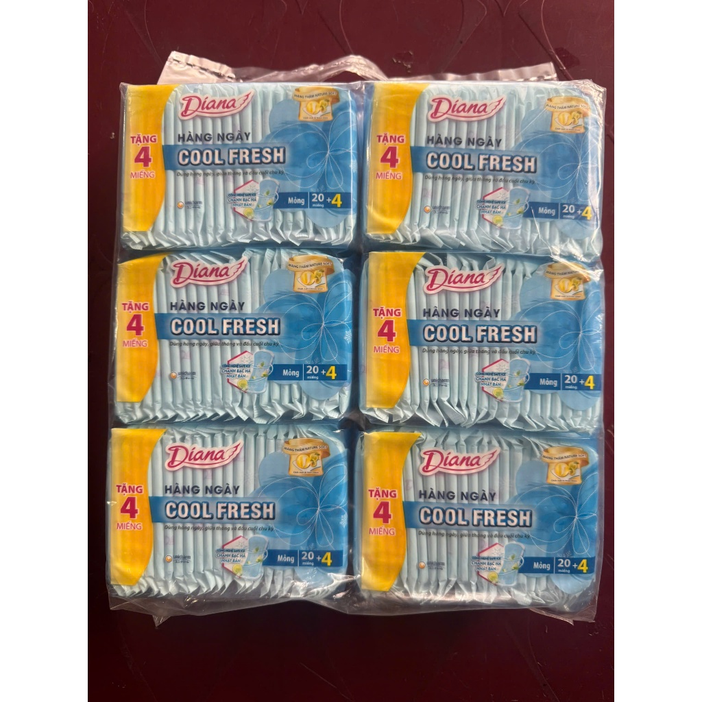 { TẶNG 4M } COMBO 6 GÓI BVS SENSI HÀNG NGÀY COOL 20 MIẾNG ( KHÔNG DÙNG ...